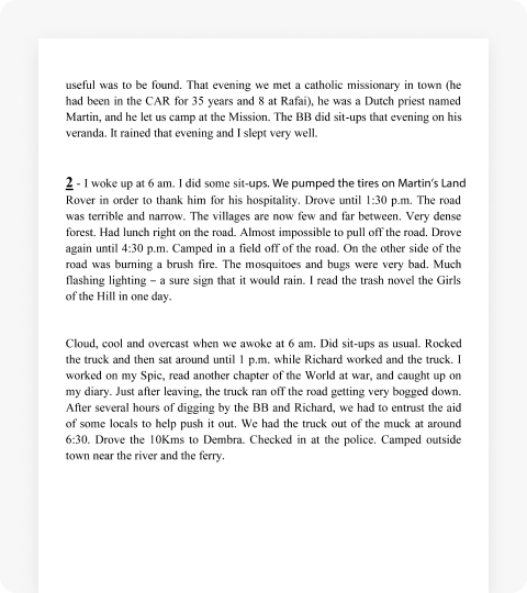 Work Samples of TypingService.org